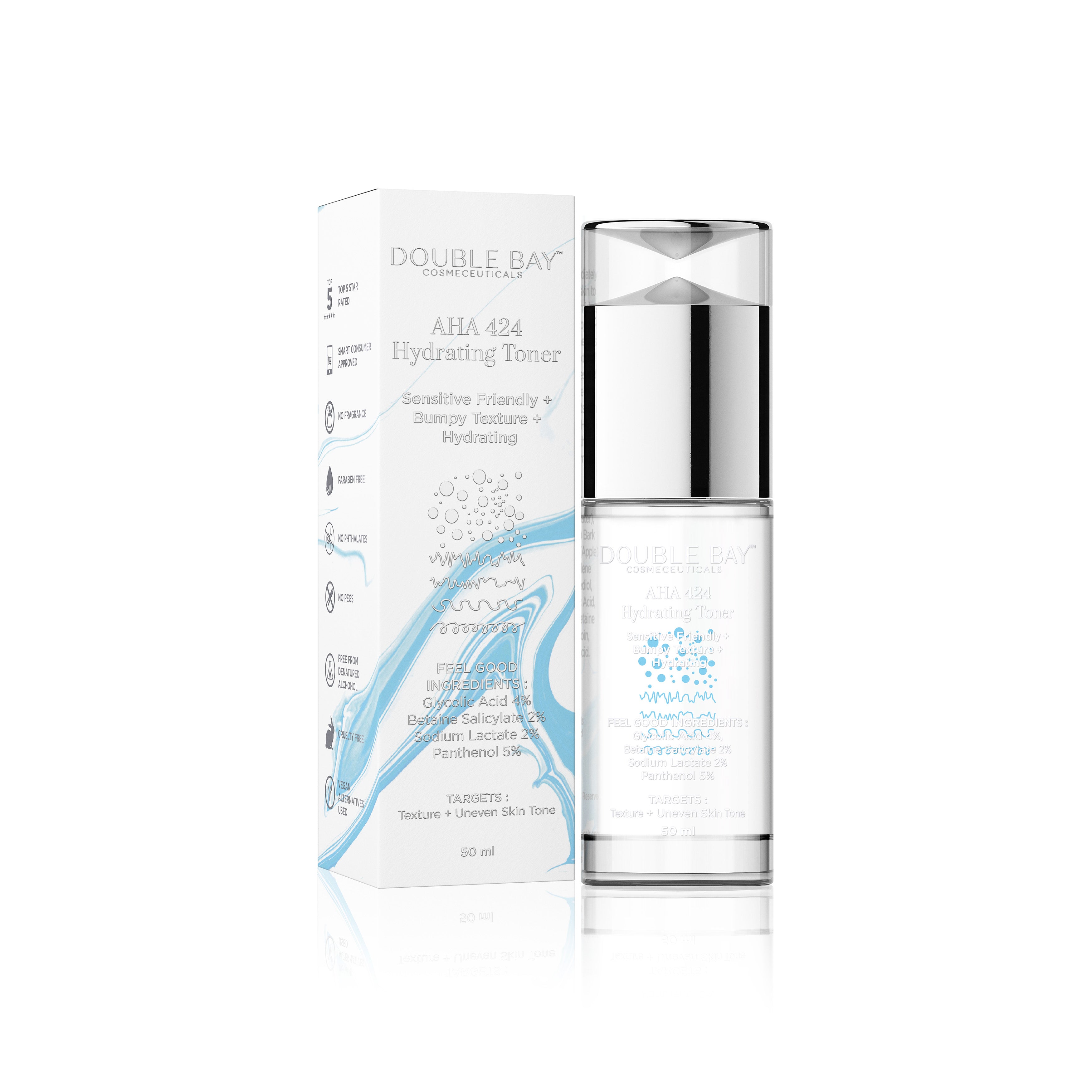 AHA 424 Hydrating Toner 50ml – Chebo Clinic