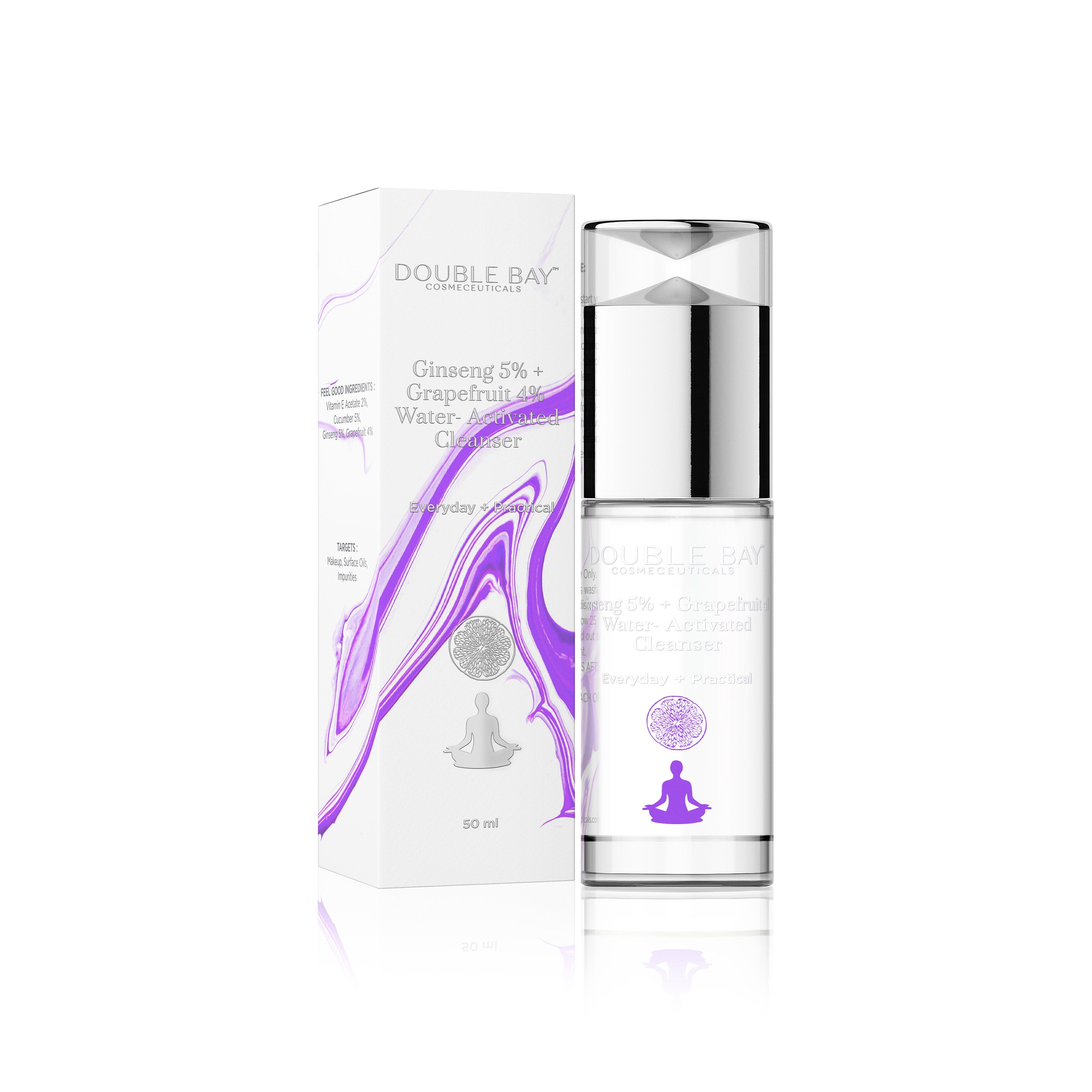 Ginseng 5% + Grapefruit 4% Water-Activated Cleanser Baby 50ml – Chebo ...